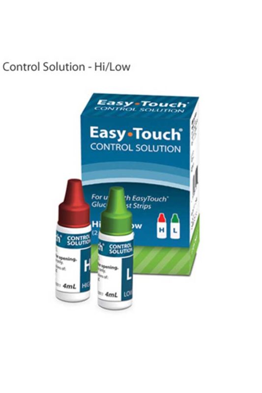 EasyTouch Control Solution 2 Vials High/Low - Diabetic Outlet