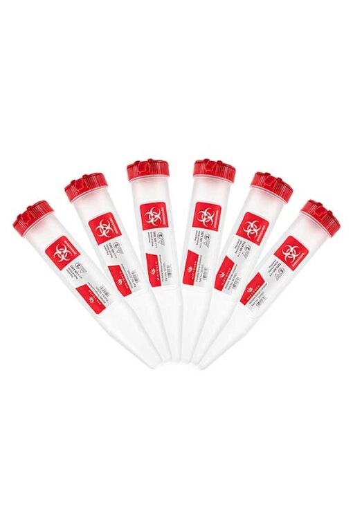 MIRTOUCH Portable Sharps Container Single Use For Syringes, Needles ...
