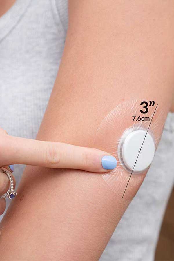 MirTouch Adhesive Patch for Freestyle Libre 1, 2, 3 Sensor - 12 Patches ...